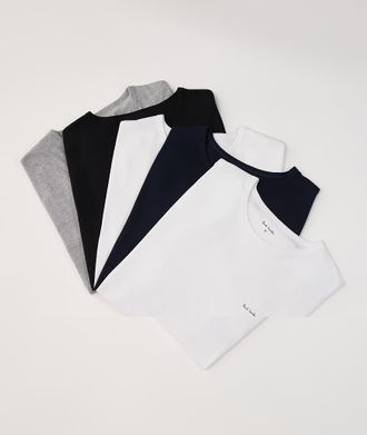 Paul Smith 5er-Pack T-Shirts in verschiedenen Farben mit normalem Schnitt-Bunt