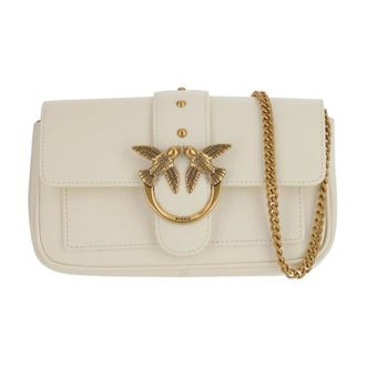 Pinko Pinko, Femme, Sacs, Blanc, Taille: ONE Size Love One Pocket Bag