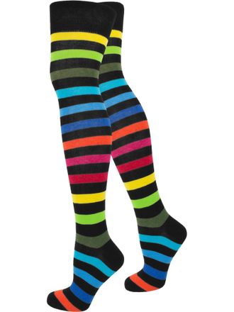 Normani Overknee Strümpfe Regenbogen