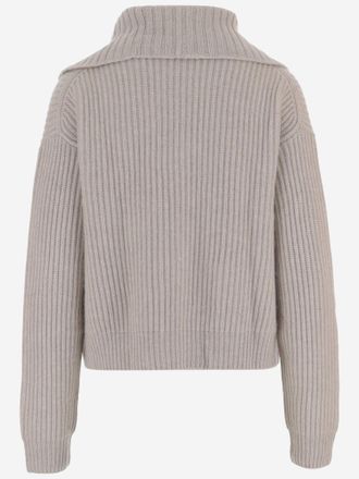 arch4 Ribbed Cashmere Cardigan - Beige