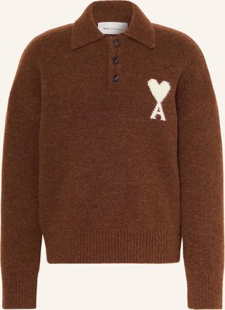 Ami Ami Paris Pullover Mit Alpaka braun