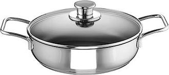 Schulte Ufer Schmorpfanne Green Life Edena, 24 cm, mit Glasdeckel