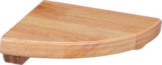 Angoily Eckregal Aus Holz Wandregal Sektorregal Eck-ausstellungsregal Schwebendes Holzregal Dekoratives Eckregal F&uuml;r K&uuml;che Schlafzimmer Badezimmer B&uuml;ro Als Pr