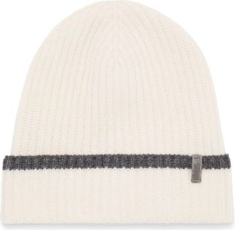 Brunello Cucinelli bonnet en cachemire - Tons neutres