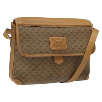 Gucci Pre-owned Cuir sacs-gucci - Femme - Pre-owned - Beige - Taille: ONE Size