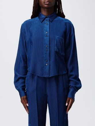 Forte_Forte Hemdbluse FORTE FORTE Damen Farbe Blau