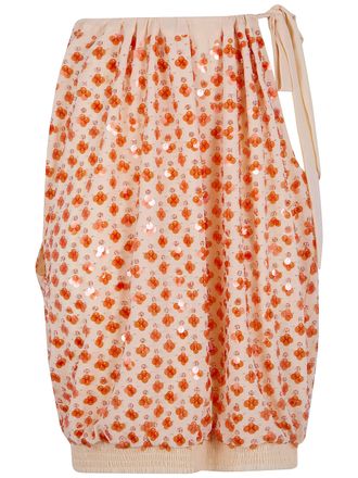 Essentiel Jocelyn Sequin Smocked Top