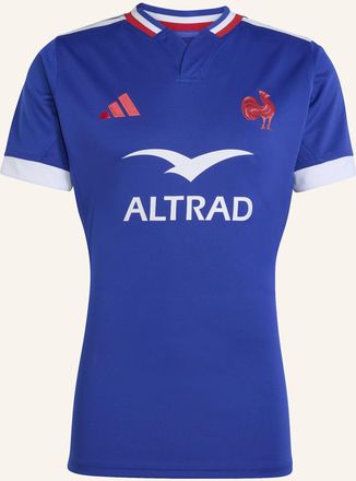 adidas Frankreich Rugby Performance-Passform Replica Jersey blau