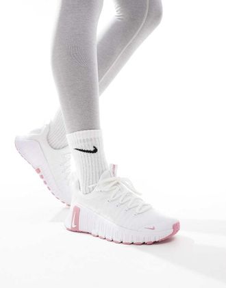 Nike Free Metcon 6 - Baskets - Blanc et rose