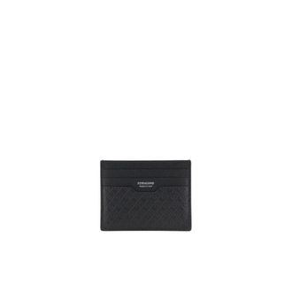 Ferragamo Ikonic Leder Kartenhalter - - Accessories - Herren - Schwarzk - ONE SIZE
