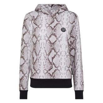 Plein Sport Femme, Sweatshirts et sweats &agrave; capuche, Gris, Taille: 36 FR SweaT-shirts &agrave; capuche