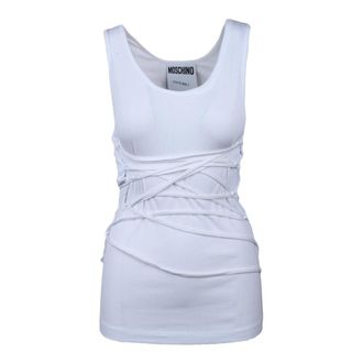 Moschino Top - - Tops - Damen - Wei&szlig; - S