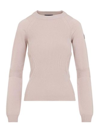 Moncler Pull Col Rond - Rose Clair