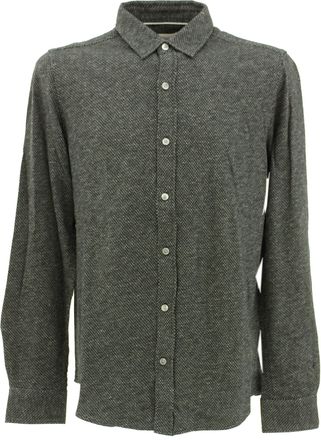 s.Oliver S. Oliver, Herren Langarm Hemd Flanell Black Meliert XXL