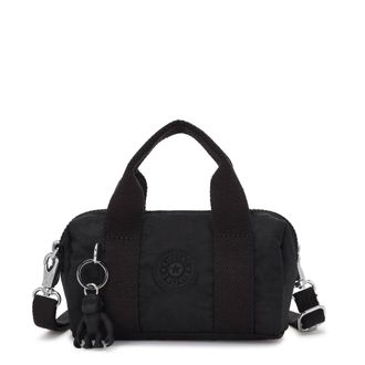 Kipling Bina Mini Umhängetasche, Black Noir, 7L x 4H x 3.25D