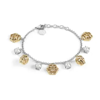 Philipp Plein Skull Bicolor Edelstahlarmband - - Accessories - Damen - Mehrfarbig - ONE SIZE