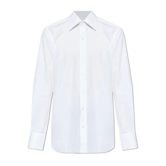 Tom Ford Poplin Slim Fit Hemd - - Shirts - Herren - Wei&szlig; - L