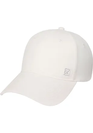 Calvin Klein Baseball Cap CALVIN KLEIN, Damen, wei&szlig; (wei&szlig; alyssum), Web, Baumwolle, Caps, in der Weite verstellbar