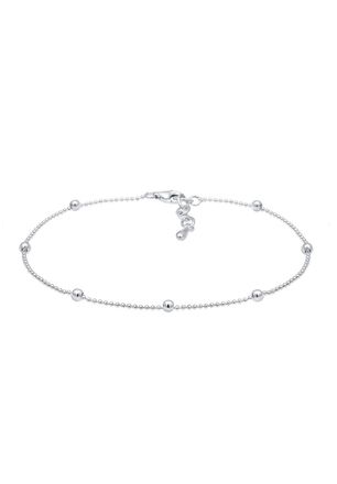 Elli Fußschmuck Damen Fußkettchen Kugel Geo Basic in 925 Sterling Silber