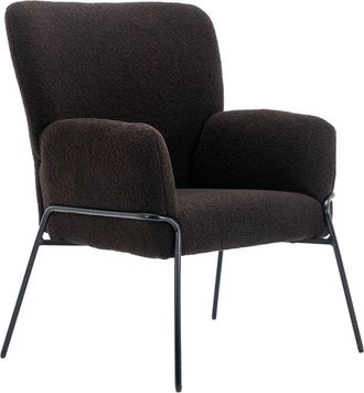 SVITA Svita - freia chaise longue moderne avec accoudoirs chaise cocktail chaise rembourrée noir