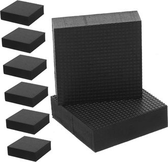 DOITOOL 8stücke Gummi Möbel Steigleitungen rutschfeste Bettbeinpolster Tischaufsteller Schreibtischaufsteller Möbelaufsteller Für Schwere Beanspruchung