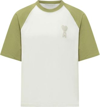 Ami Homme, Tops, Multicolore, Taille: XS SS Boxy Fit Teeshirt