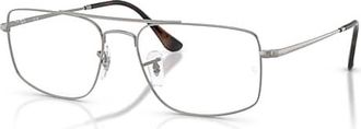 Ray-Ban Explorer IIi Optics Gunmetal Fassung Klar Glas Polarisiert 56-18