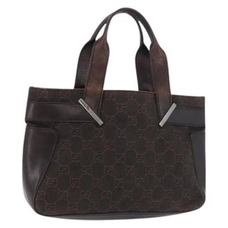 Gucci Pre-owned Vintage GG Canvas Hand Bag - - Pre-owned - Damen - Braun - ONE SIZE