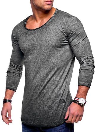 Behype. Langarmshirt Dust L/S mit weitem Halsausschnitt