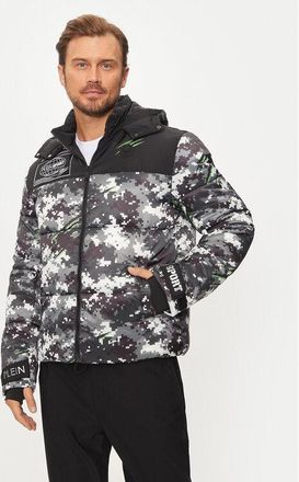 Plein Sport Winterjacke AADC MRB2555 SXV005N Schwarz Regular Fit