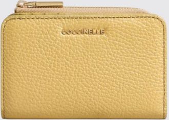 Coccinelle Portefeuille &agrave; deux volets Metallic Soft en cuir grain&eacute;