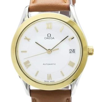 Omega Montre Pre-owned 166.0285 - Homme - Pre-owned - Blanc - Taille: ONE Size