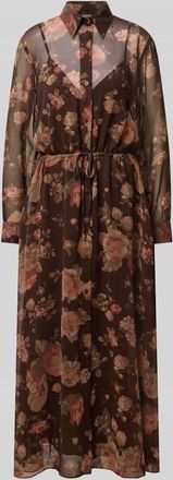 Lauren Ralph Lauren Ausgestelltes Maxikleid mit Taillenzugband