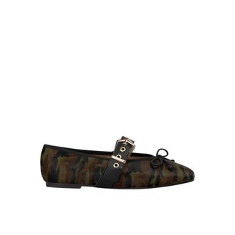 Alma En Pena Breite Schnalle Ballerina - - Shoes - Damen - Gr&uuml;n - 37 EU