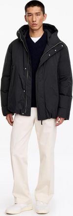 Arket Re:Down Jacke Mit Kapuze -Schwarz