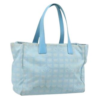 Chanel Pre-owned Vintage Nylon Tote Bag - - Pre-owned - Damen - Blau - ONE SIZE