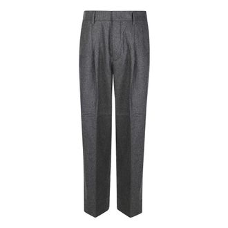 Nn.07 Kay Bundfaltenhose - - Trousers - Herren - Grau - W34