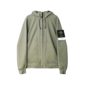 Stone Island Veste &agrave; capuche Soft Shell-R - Homme - Sweatshirts et sweats &agrave; capuche - Vert - Taille: M