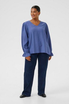 Kaffe Curve Langarmbluse Langarm-Bluse KCrya Gro&szlig;e Gr&ouml;&szlig;en
