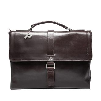 Picard Unisex, Herren Aktentasche BUDDY aus Wasserb&uuml;ffelleder Gro&szlig; | mit Steckverschluss | Aktentasche | Business