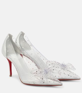 Christian Louboutin Pumps Jelly Strass 80 mit Kristallen