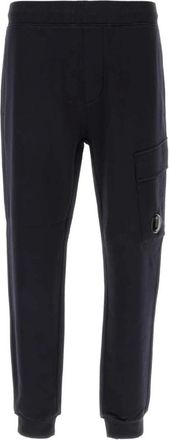 C.P. Company C.p. Company, Homme, Pantalons, Bleu, Taille: M Joggers en coton bleu foncé