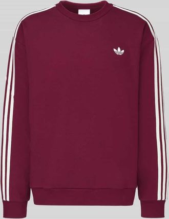 adidas Originals T-Shirt aus Leinen mit Kontraststreifen