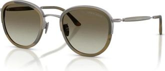 Giorgio Armani Homme, Accessoires, Gris, Taille: 49 MM Ar6176 30038E Lunettes de soleil