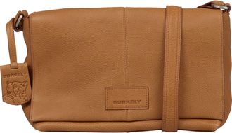 Burkely Soft Skylar Satchel Bag - Cognac Leder Damen Crossbody Tasche - Kompakte und Strapazierf&auml;hige Alltagstasche
