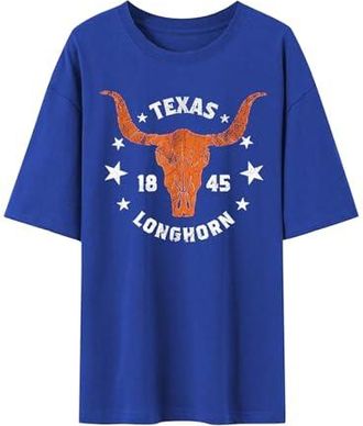 Generico T-shirt d&eacute;t&eacute; &agrave; manches courtes pour homme avec col rond en tissu doux pour un confort d&eacute;contract&eacute; au quotidien et pour les loisirs, A Bleu, XXXL