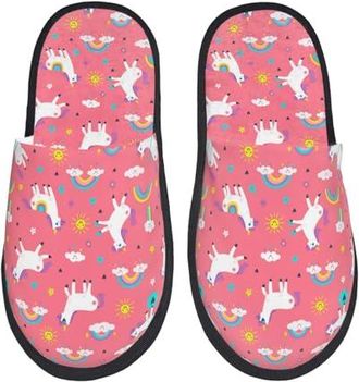 Generic Licorne Yoga Femme Homme Chaussons Chaud Pantoufles Respirantes Chaussures De Maison Pour Int&eacute;rieur Hiver Automne L