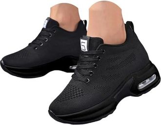 Generic Baskets orthop&eacute;diques pour femme - Chaussures de course &eacute;paisses &agrave; coussin dair - Chaussures de sport athl&eacute;tiques l&eacute;g&egrave;res pour le tennis et la marche 