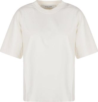 Golden Goose Femme, Tops, Blanc, Taille: 40 FR T-Shirt Avec Logo Invers&eacute; Au Dos
