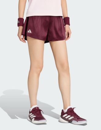 adidas Tennis climacool Pro-Shorts in Burgunderrot
